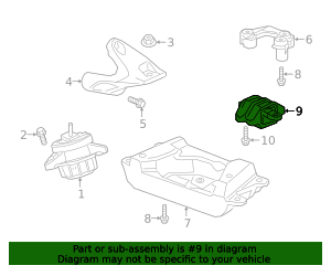 2019-2020 Cadillac CT6 Center Mount 23391059 | GMPartsDirect.com