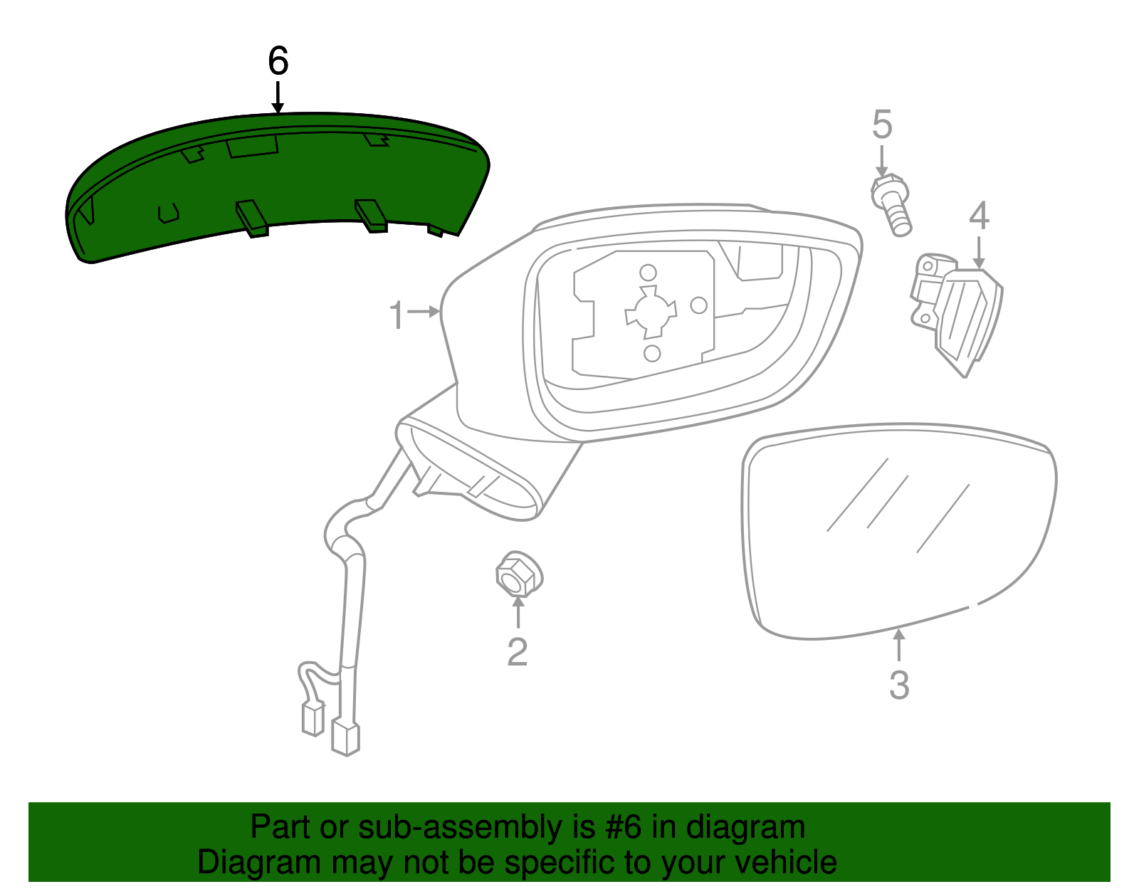 2015-2016 Mazda CX-5 Mirror Cover kr22691n150 | Retail Performance Auto ...