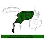 2015-2016 Mazda CX-5 OEM NEW 2015-2016 Mazda CX5 Left Mirror Assembly ...