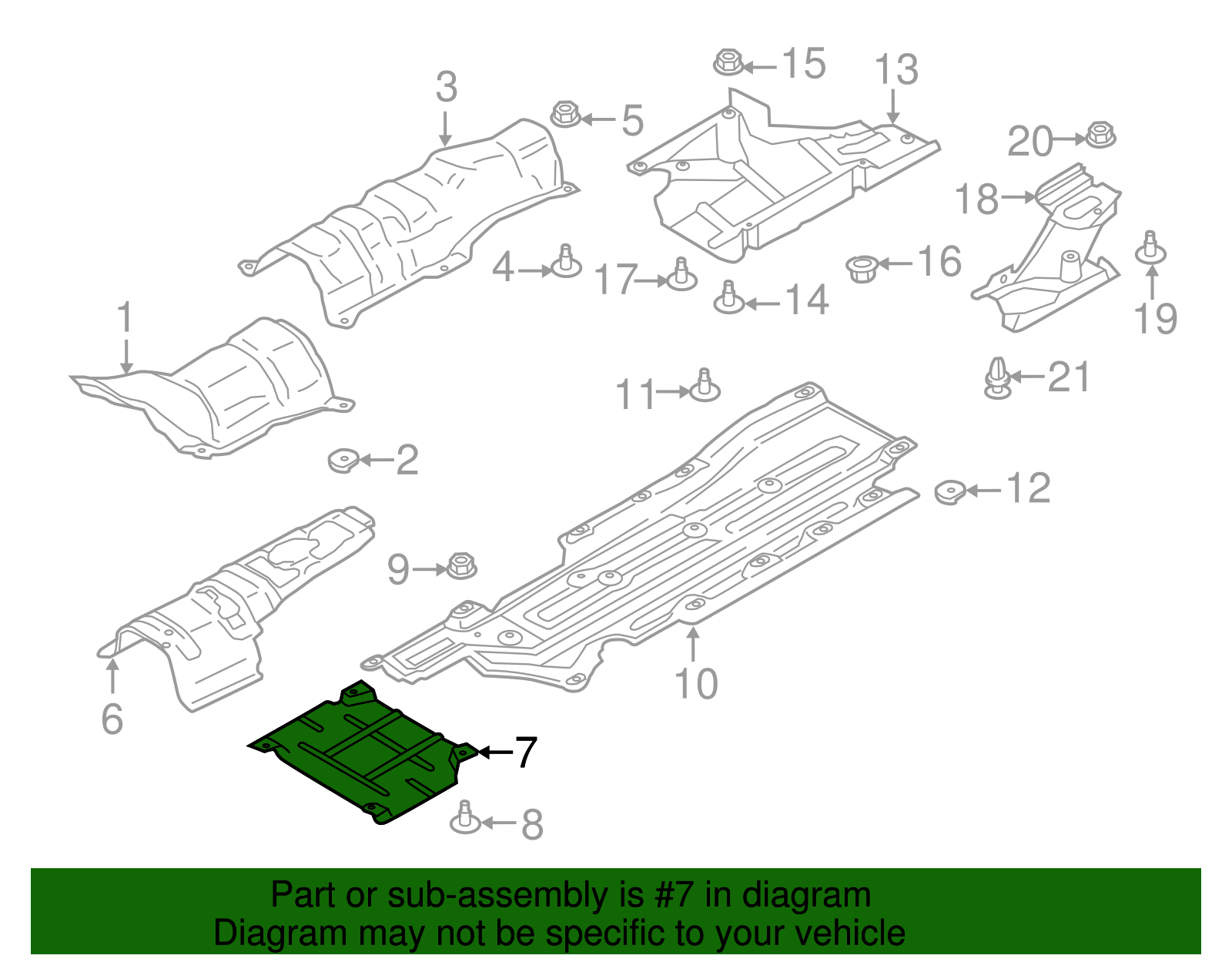2013-2024 Ford | Front Deflector | DG9Z-6P013-D | Walls' Ford Parts