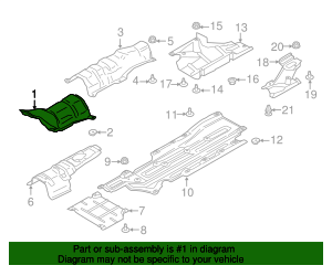 2013-2020 Ford Front Shield DS7Z-7A434-A | OEM Parts Online