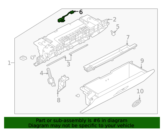 Genuine OEM Glove Box Lamp Part# LR133449 Fits 2020-2023 Land Rover: Up ...