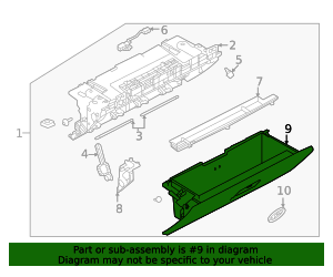 Genuine OEM Glove Box Door Part# LR133424 Fits 2020-2023 Land Rover: Up ...