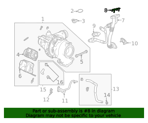 Turbo Oil Return Pipe Gasket 40009045 | GMPartsDirect.com