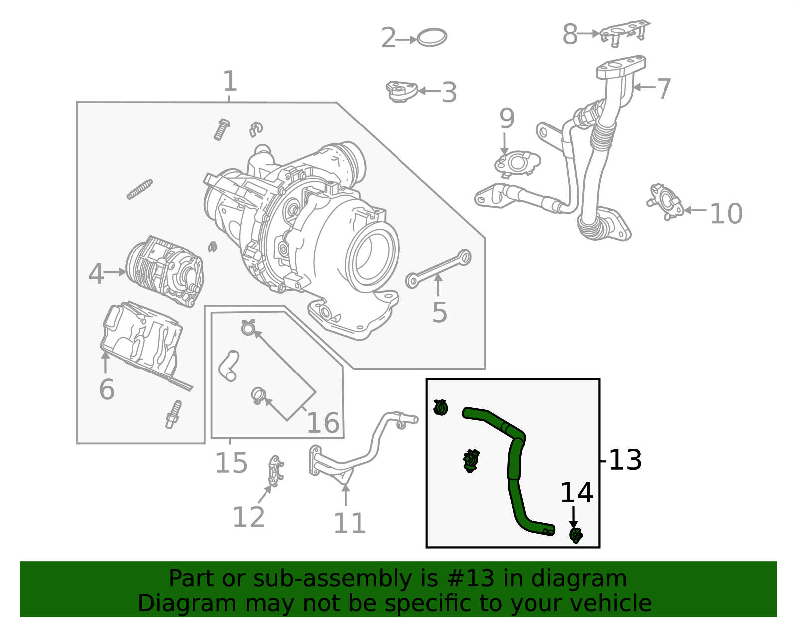 2020-2024 GM Water Return Tube 55512938 | NewGMParts.com
