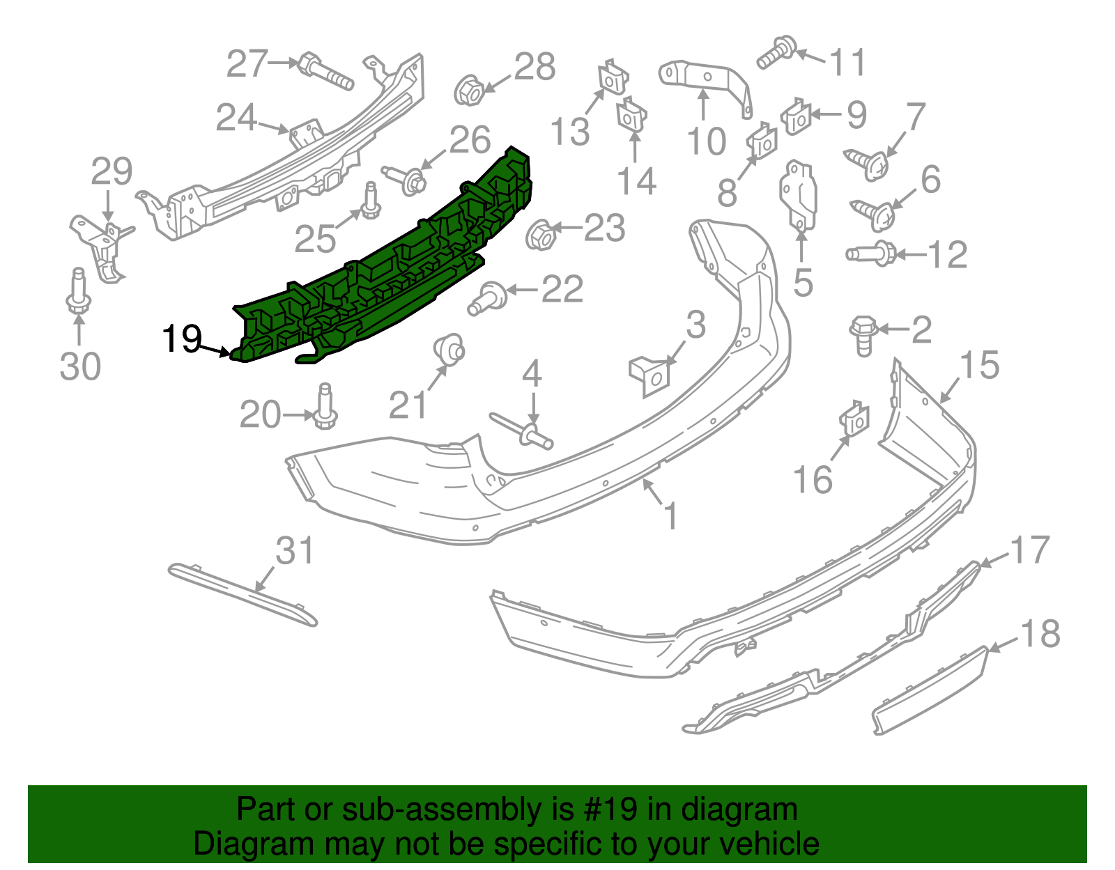 FB5Z-17C882-B - Absorber 2016-2017 Ford | Big 3 Auto Parts