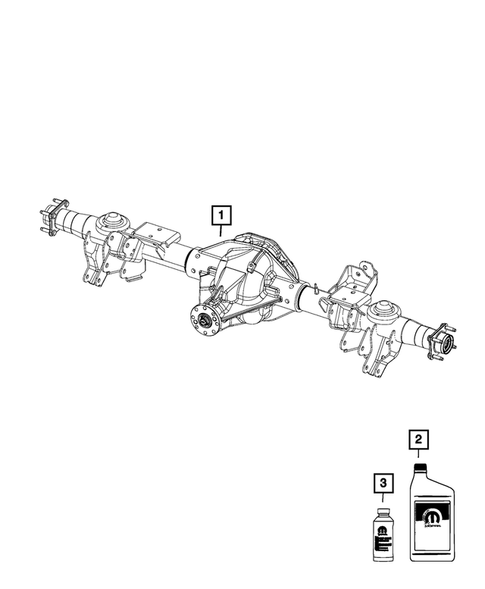 Rear Axle Assembly for 2012 Ram 1500 | My Mopar Parts