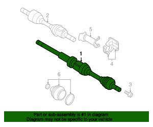 2007-2016 Volvo Axle Assembly 36050793 | TascaParts.com