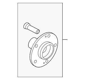 51750-1J000 - Front Hub 2012-2017 Kia Rio | Kia.Parts Store