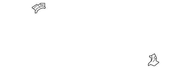 2019 Mazda 3 Upper Dash Panel Reinforcement - Passenger Side (RH) BDTS ...