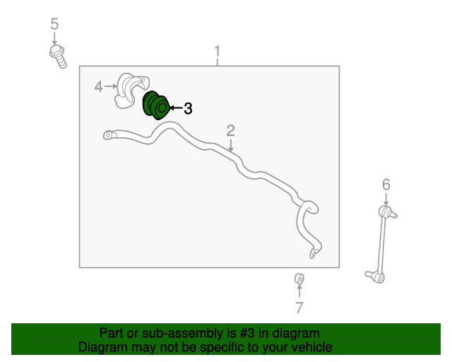 2010-2013 Kia Stabilizer Bar Bushing 54813-2H000 | OEM Parts Online