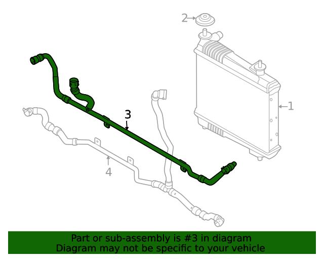 Genuine BMW 17-12-8-088-989 | Upper Hose | FREE Shipping on Most Orders ...