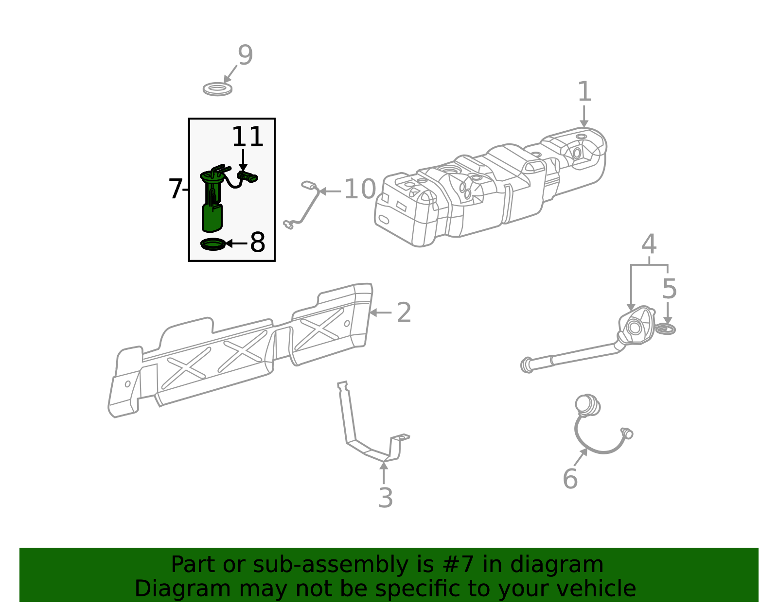 2021-2025 GM Fuel Pump Assembly 86820975 | GM Parts Center