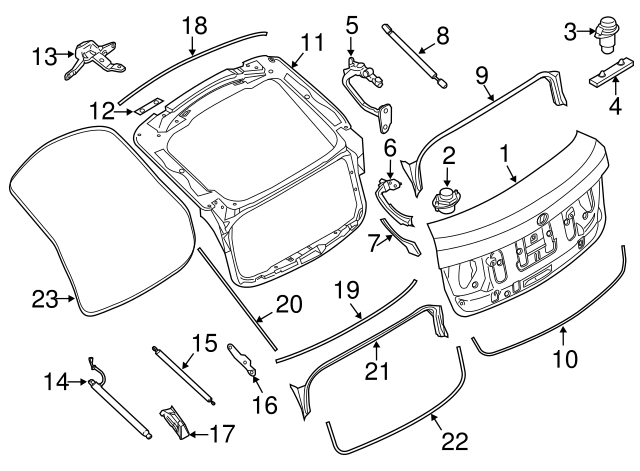 51-24-7-200-543 - Spindle drive 2010-2017 BMW | AutoNation Parts
