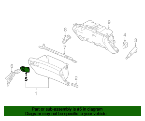 77545-T2F-A01ZB - Knob 2013-2017 Honda Accord | Honda Parts Online
