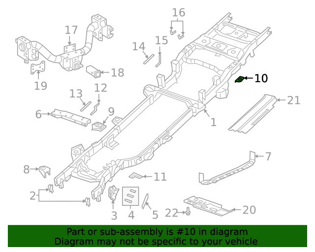 2019 Ram 2500 Shock Mount - Driver's Side (LH) 68360735AA | TascaParts.com