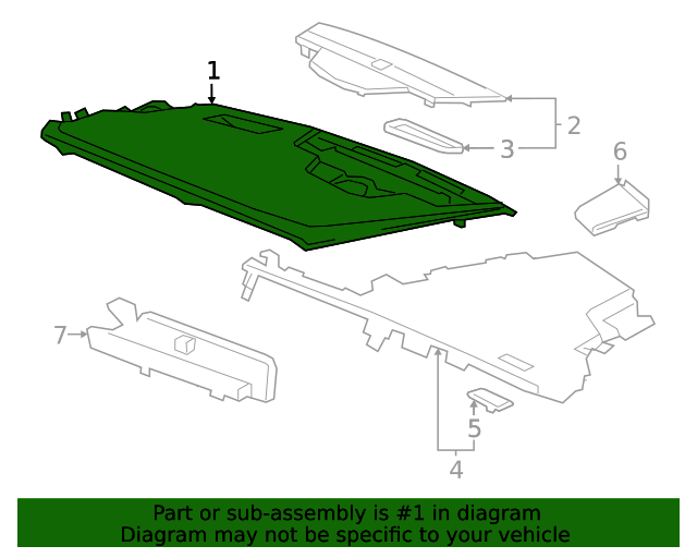 2020-2024 Cadillac Black Instrument Panel Instrument Cluster Hood ...