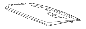 2020-2024 Cadillac Black Instrument Panel Instrument Cluster Hood ...