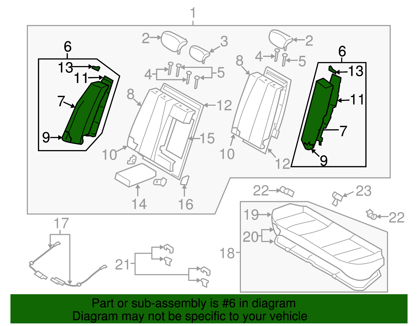2009-2010 Hyundai Elantra Bolster 89395-2H100-AAL | Hyundai Wholesale ...