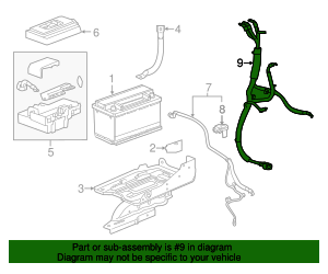 2015-2020 GM Generator Battery Control Wiring Harness 84528825 | QuirkParts