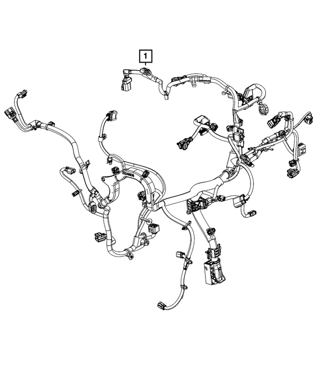2021-2024 Ram Engine Wiring 68533291AB | Mopar eStore