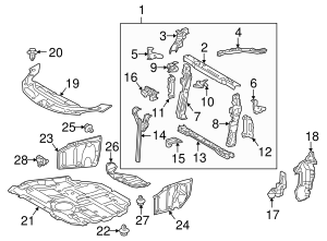51410-12105 - Engine Cover 2011-2013 Lexus CT200h | Longo Lexus Parts