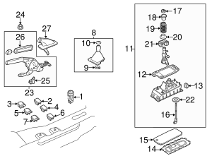 1K0-711-050-A - Shifter Assembly - 2007-2015 Volkswagen | OEM VW Part