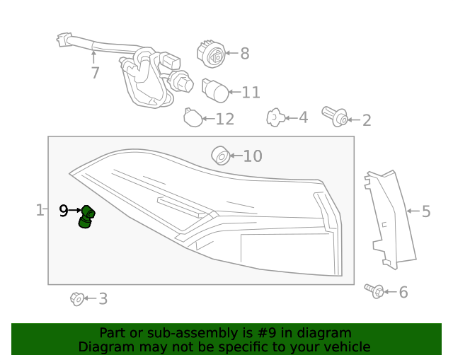 2020-2023 Toyota Cover Boot 90075-15513 | Toyota Parts