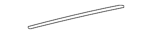 2008-2013 Toyota Highlander Drip Molding 75555-0E041 | OEM Parts Online