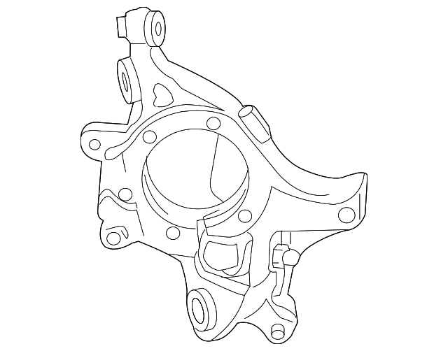 2011-2020 Mopar Suspension Knuckle - Driver's Side (LH) 68089313AD ...