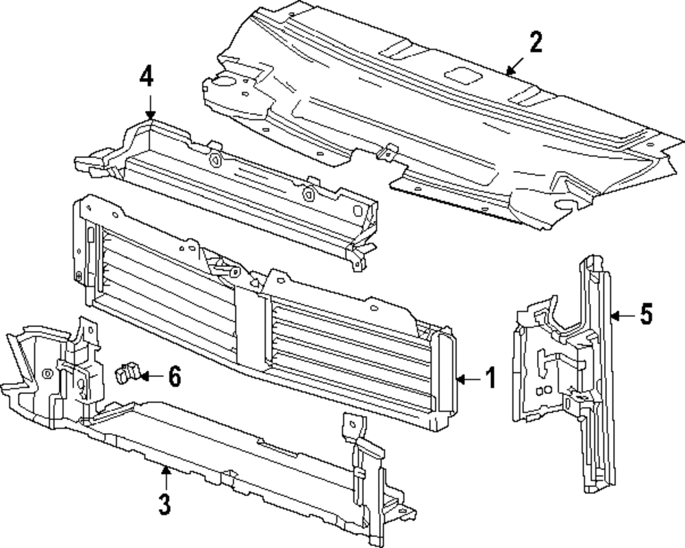 2024-2025 Buick Envision Upper Baffle 26469874 | QuirkParts
