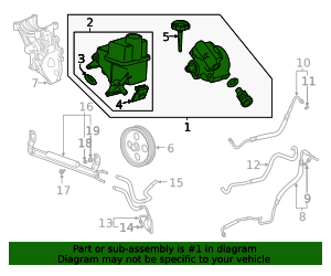2016-2024 GM Power Steering Pump 84983790 | AutoNationParts.com