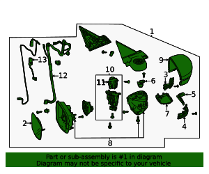 Genuine OEM Acura - Mirror R Door *NH893P* Part# 76200-TYA-A01ZB ...