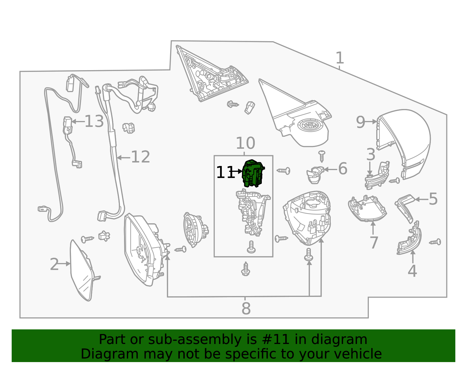 76211-TYA-A01 - High-Quality Power Actuator for 2022-2025 Acura MDX ...