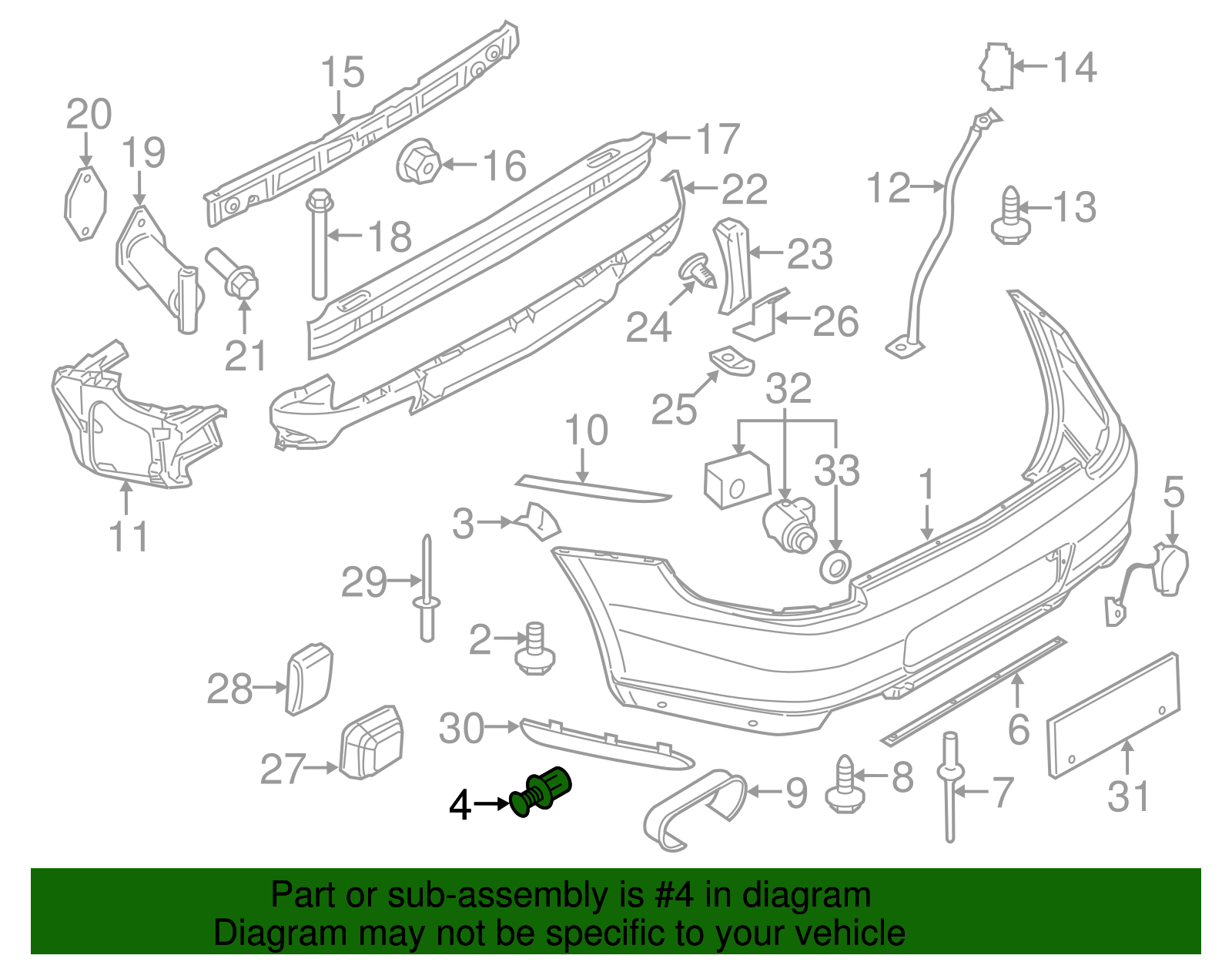 1995-2019 Porsche Lower Molding Retainer Nut 999-591-941-40 | OEM Parts ...