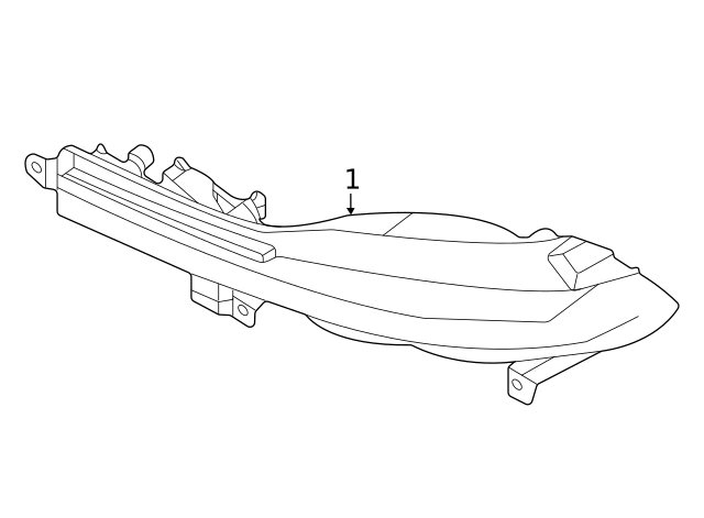 92405-S1620 - Back Up Light Assembly 2021-2023 Hyundai Santa Fe ...