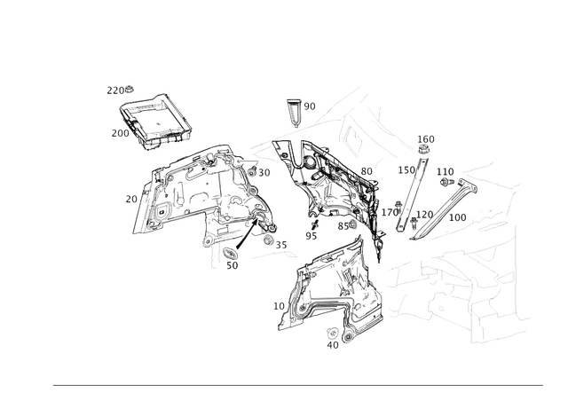 213-620-00-18 - Battery Frame 1995-2025 Mercedes-Benz | Mercedes-Benz ...