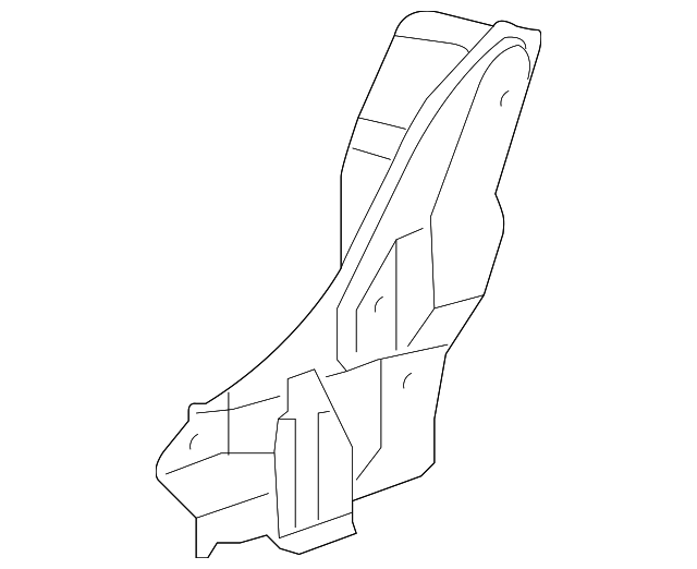 2008-2012 Honda Accord Extension, L Rear Wheel Arch 64720-TE0-A01ZZ ...