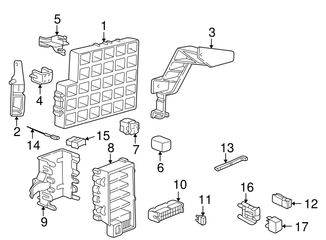 1999-2005 Porsche 911 Fuse & Relay Box 996-610-109-00 | Porsche Marin