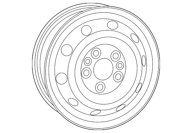 2014-2021 Ram Wheel, Steel 68415002AA | TascaParts.com