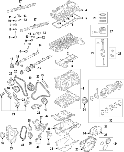 Engine for 2017 Jaguar F-Pace | JaguarParts.com