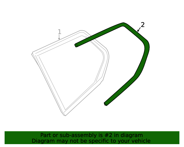 51-37-7-444-087 - Quarter Panel Reveal Molding 2019-2024 BMW X5 ...