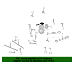 2000-2020 GM Leaf Spring Insulator 15765071 GM | GMPartsDirect.com