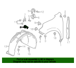 2018-2021 GM Passenger Side Front Fender Front Bracket 23233989 ...