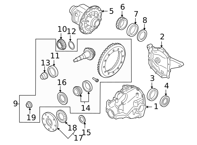 1995-2024 Ford Seal BL3Z-4676-A | OEM Parts Online