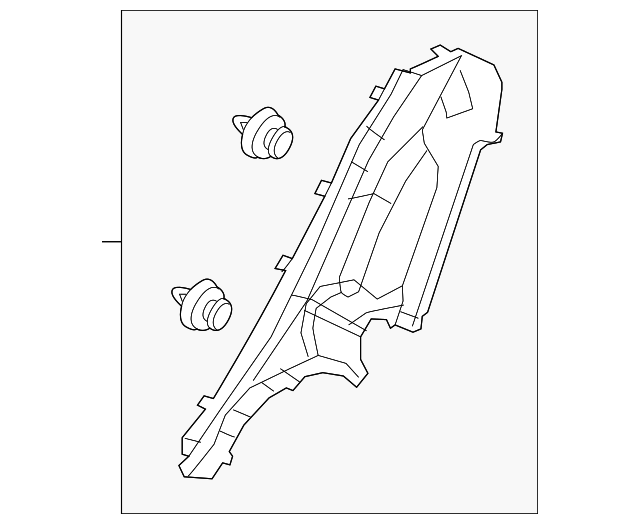 BDTS-68-760A-02 - Lock Pillar Trim - 2019-2023 Mazda 3 | MazdaSwag