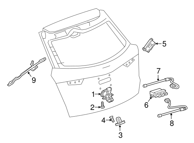2017-2021 Cadillac XT5 Position Sensor - Driver's Side (LH) 84102980 ...