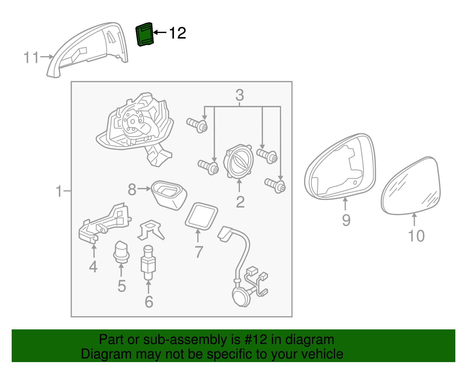 2015-2017 Volkswagen Touareg Display Unit 7P6-949-146 | Wolfsburg Parts ...