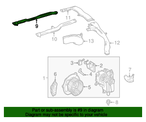 166-831-23-00 - Duct 2013-2019 Mercedes-Benz | Mercedes-Benz USA Parts