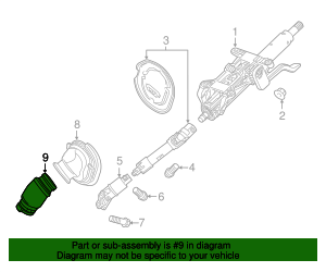 2016-2023 GM Intermediate Steering Shaft Boot 84389436 | GMPartsDirect.com
